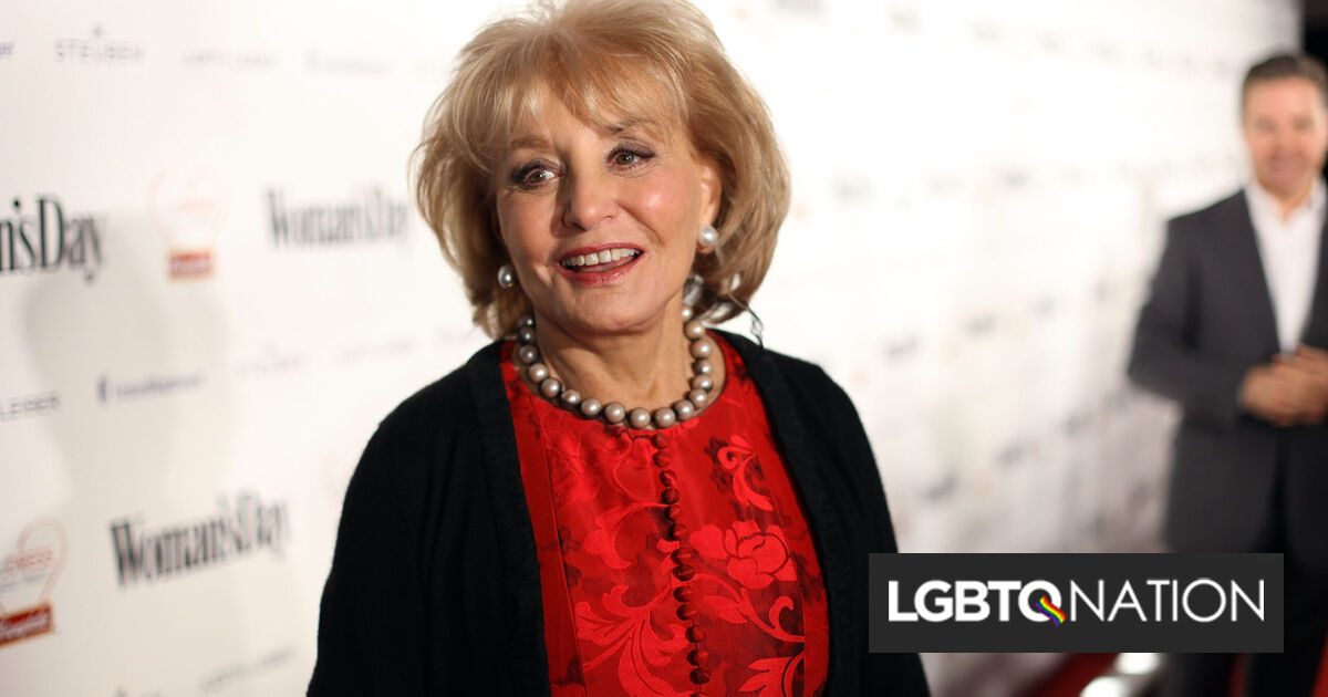 La légendaire journaliste Barbara Walters est décédée à 93 ans - Gayvox
